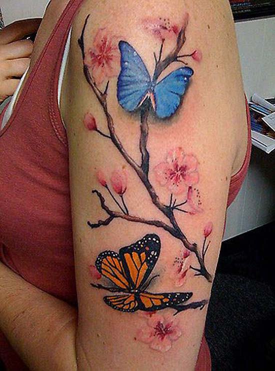 15 Beautiful Butterfly Tattoo Designs Random Talks
